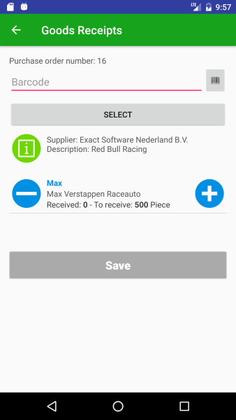 Exact Online Barcode Scanning In Uw Magazijn of Warehouse